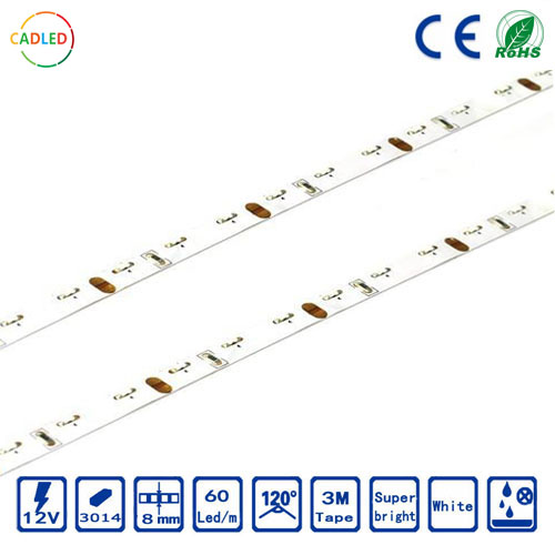 Side Emitting brighter 3014 60LED/M,3014 LED Strip